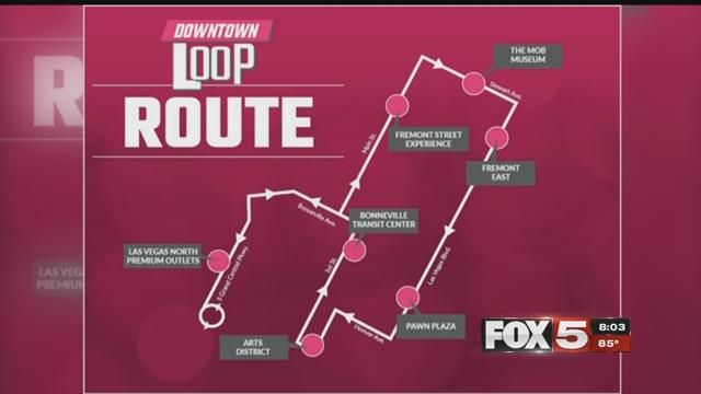 City of Las Vegas mobile app adds Downtown Loop Tracker - FOX5 Vegas - KVVU